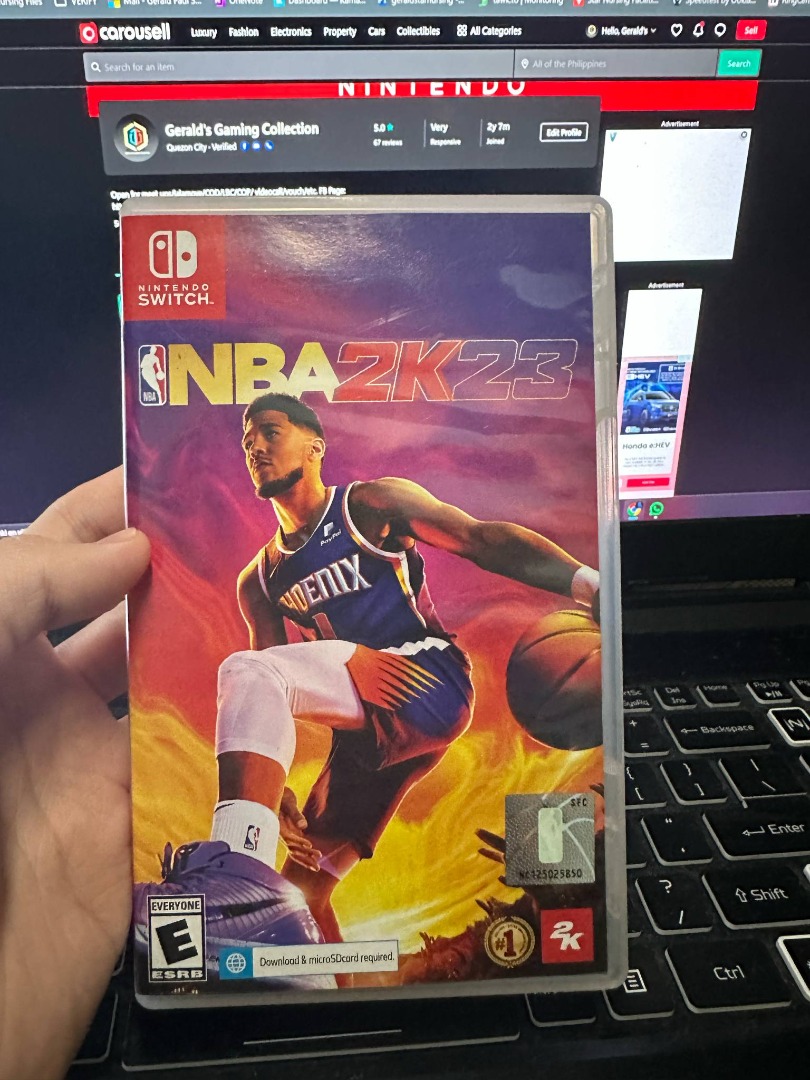 NBA 2K23 - Nintendo Switch Physical Game, Video Gaming, Video Games ...