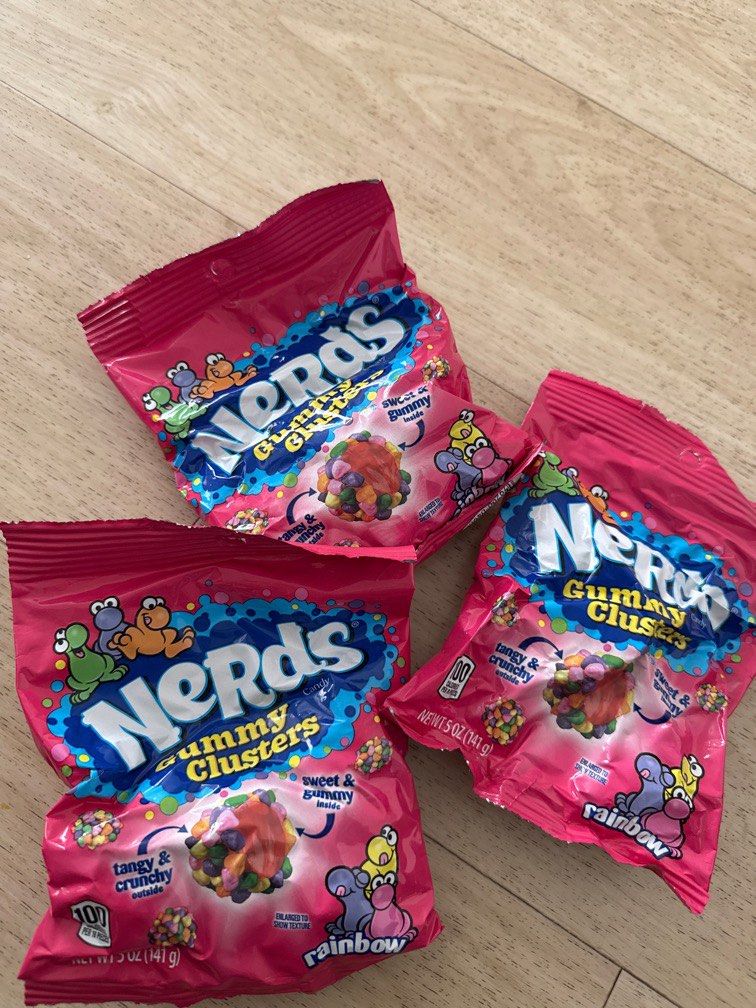 Nerds gummy clusters 5 oz, Food & Drinks, Packaged & Instant Food on ...
