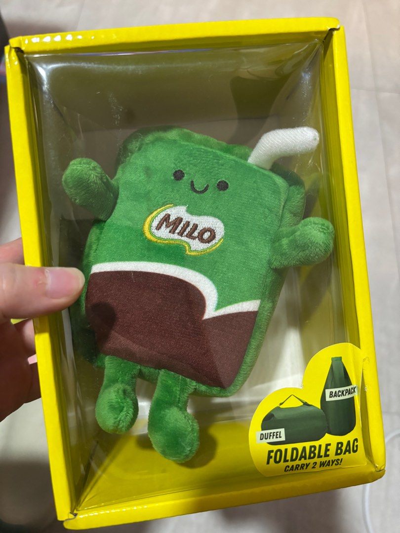 Nestle Milo; Milo Packet Plush & 2-way Duffel Bag, Hobbies & Toys, Toys ...
