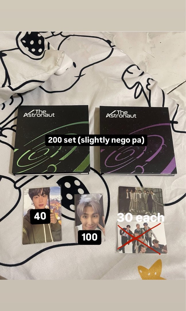 official BTS merch | albums & photocards (jin, rm, ot7), Hobbies & Toys ...