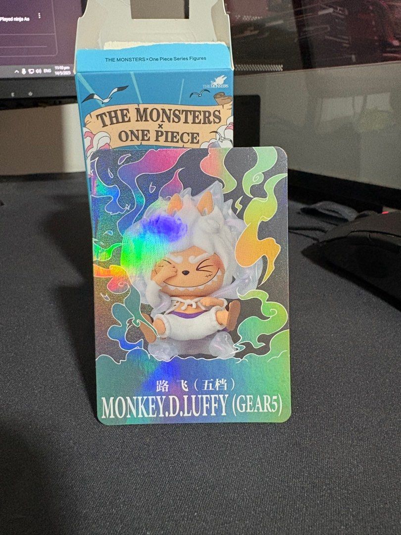 One piece labubu, Luffy gear 5 secret, Hobbies & Toys, Toys & Games on ...