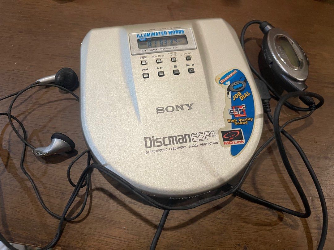 Original SONY discman ESP2, Audio, Portable Music Players on Carousell