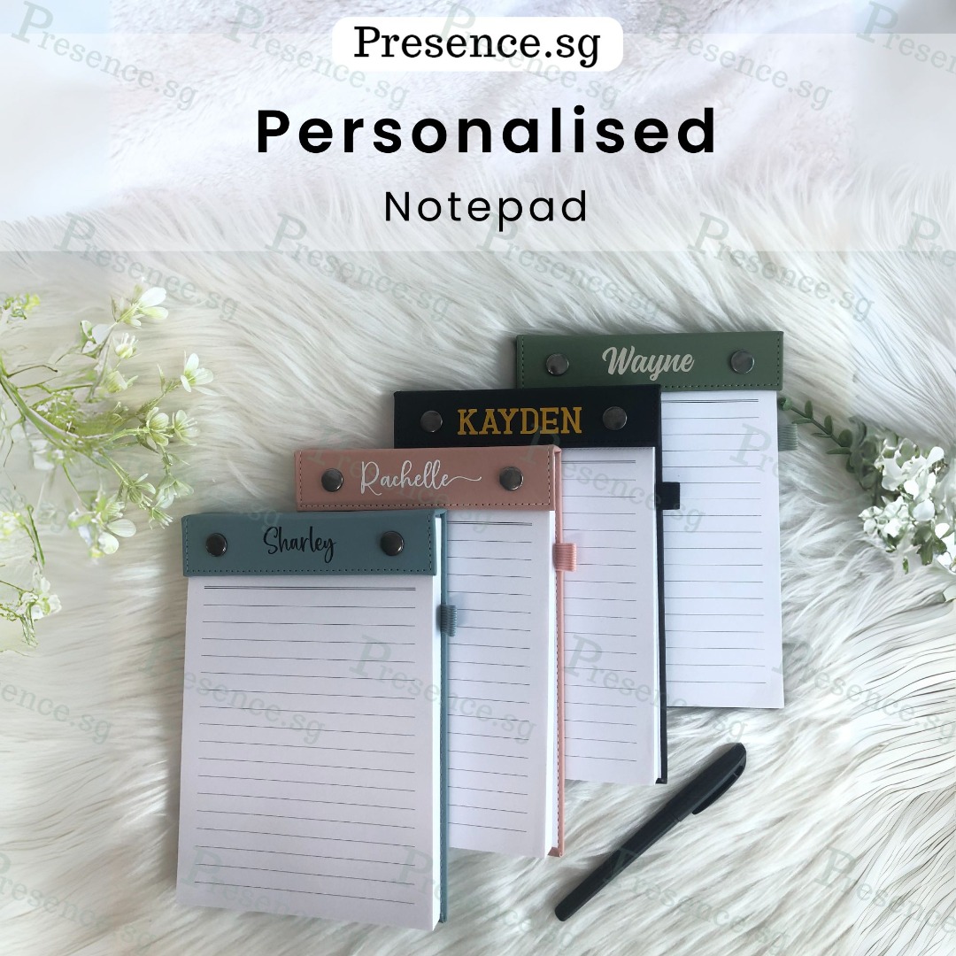 Personalised A5 A6 Notepad | Customised Writing Pad Notepad ...