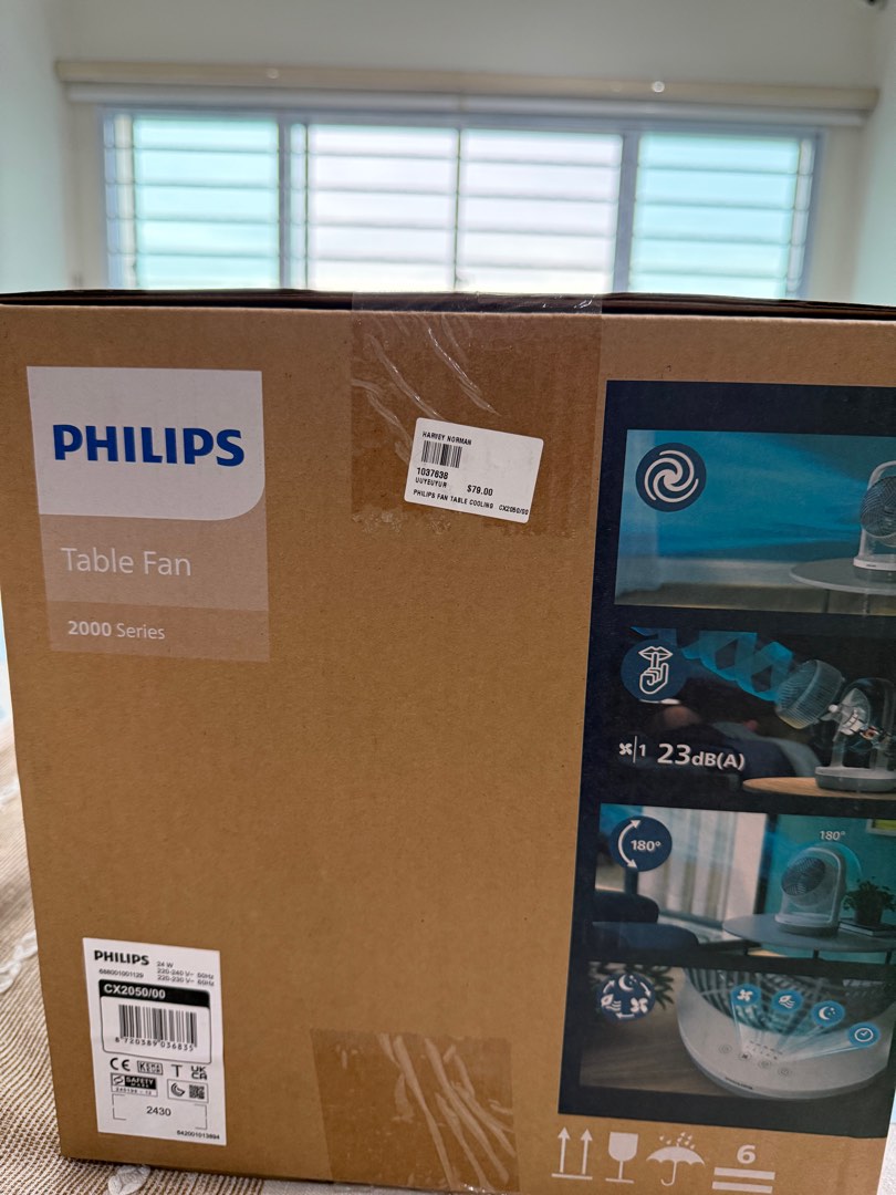 Philips Table Fan Series 2000, Furniture & Home Living, Lighting & Fans ...
