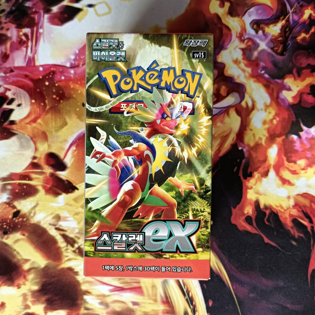 Pokemon TCG Scarlet & Violet Scarlet ex sv1S Korean Booster Box, Hobbies & Toys, Toys & Games on ...