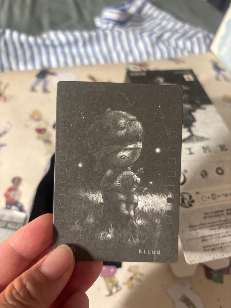 Popmart Hirono Mime Blind, Hobbies & Toys, Toys & Games on Carousell