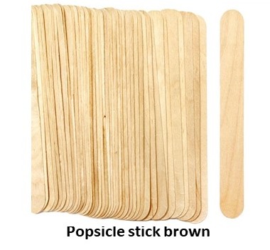 Popsicle stick - brown - 10 PACKS X 50 PCS, Hobbies & Toys, Stationary ...