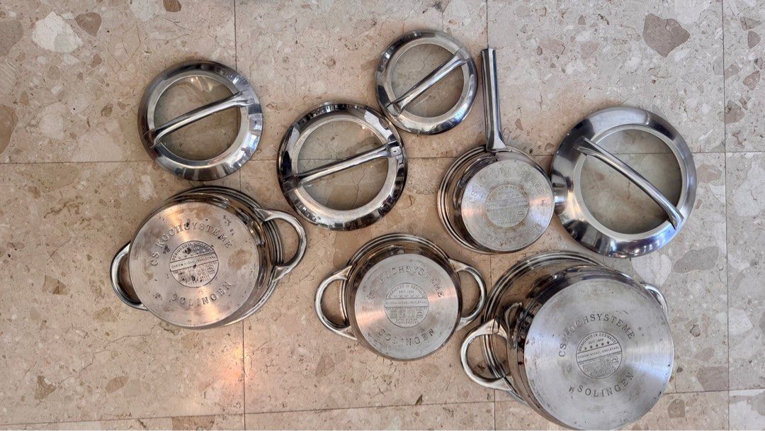 Pots & Pans Set - CS Kochsysteme, Furniture & Home Living, Kitchenware ...