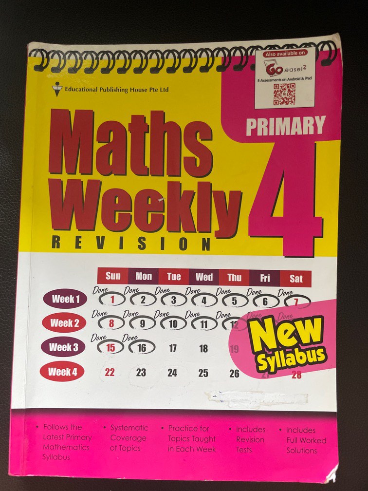 Primary 4 Maths weekly revision, Hobbies & Toys, Books & Magazines ...