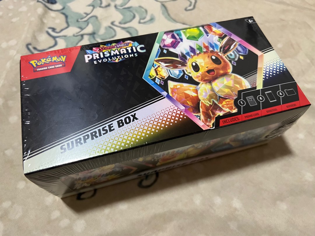Prismatic Evolution Surprise Box SV8.5 Pokémon TCG, Hobbies & Toys ...