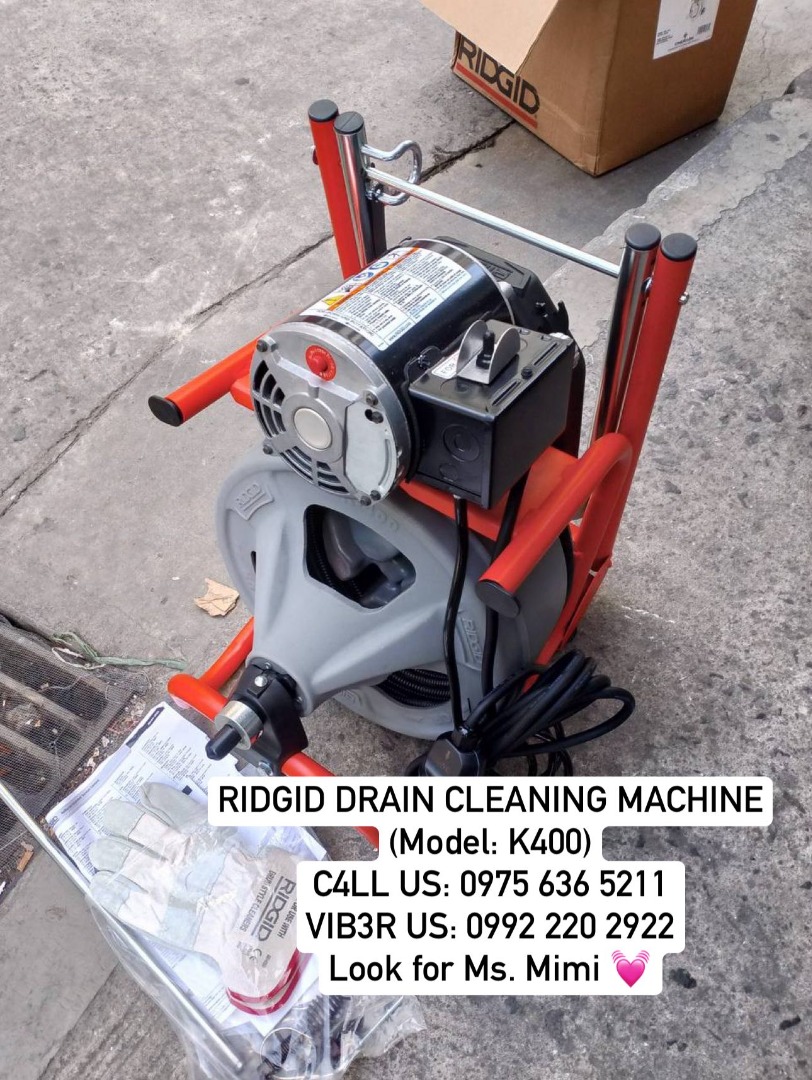 Ridgid Drain Cleaning Machine (k400), Commercial & Industrial ...