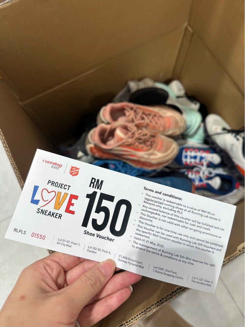 Running Lab RM150 Voucher, Tickets & Vouchers, Vouchers on Carousell