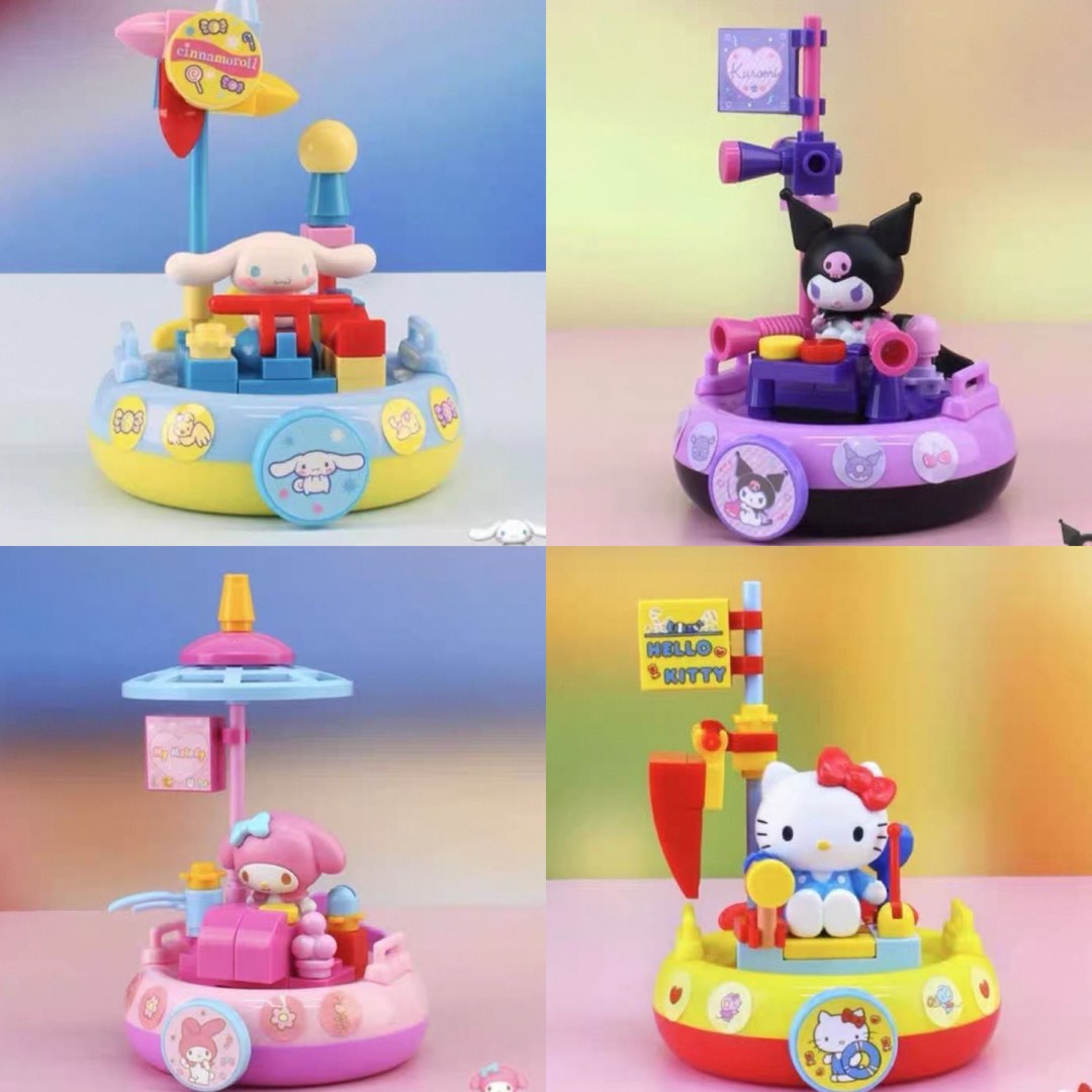 SANRIO FAMILY CHARACTERS ADVENTURE BUILDING BLOCK SERIES / FULLSET ...