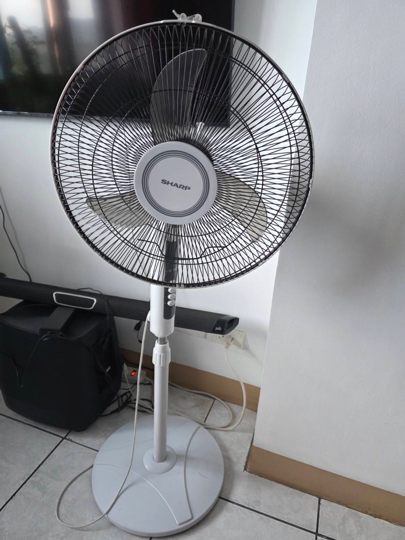 Sharp stand fan, Furniture & Home Living, Lighting & Fans, Fans on ...