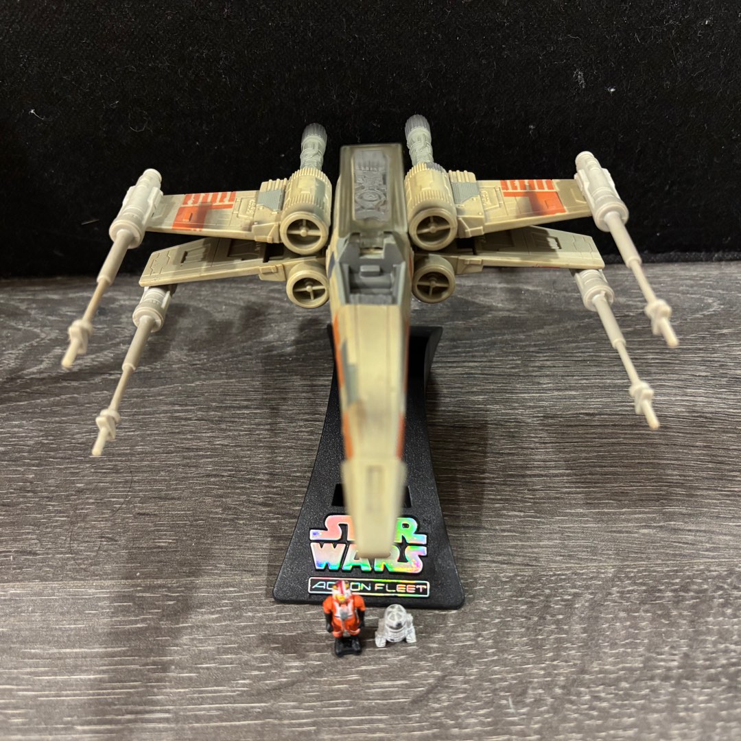 Star Wars Micro Machines Action Fleet X-Wing Fighter Red 6 with Jek ...