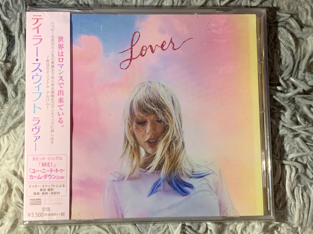 Taylor Swift Lover CD Japan with OBI, Hobbies & Toys, Music & Media ...