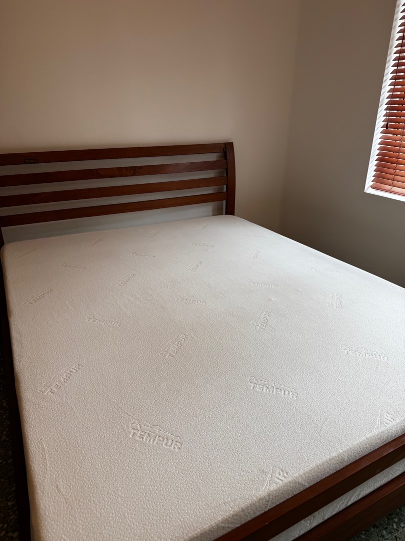 Tempur queen (original 20cm) + original waterproof protector + 2 pillows (paid $3,999 at Martin ...
