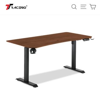 TT Racing Titus Smart Desk (Large 1.6m) + Cable Organizer, Furniture ...
