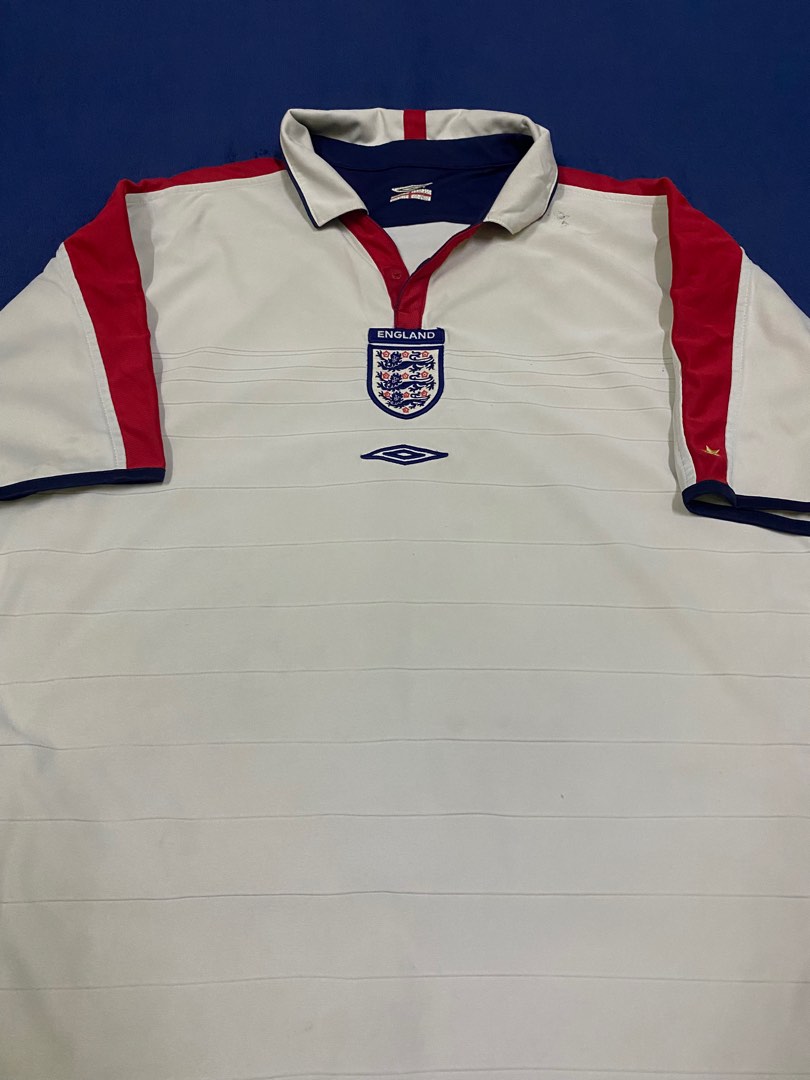 Vintage 2003/2005 England Reversible Home Kit Jersey, Men's Fashion ...
