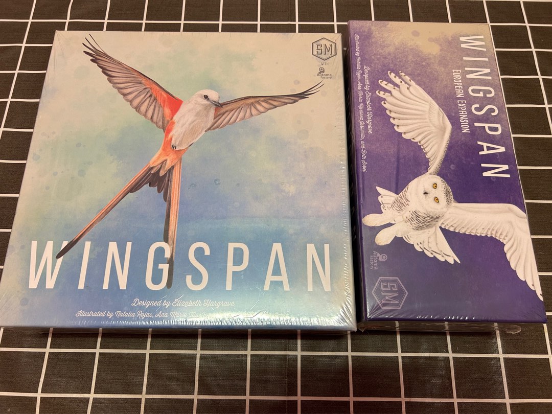 Wingspan boardgame with European expansion, Hobbies & Toys, Toys ...