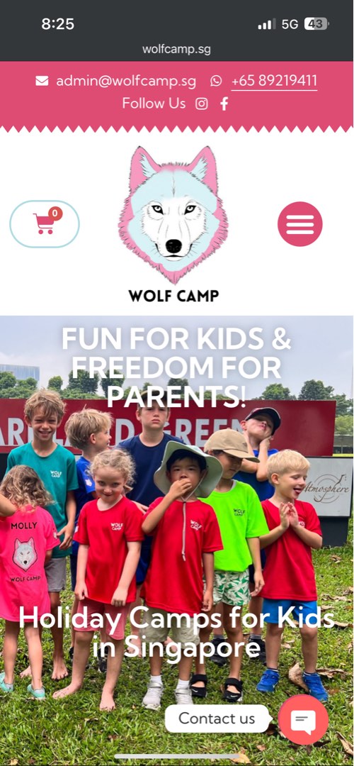 Wolf camp for kids voucher, Tickets & Vouchers, Store Credits on Carousell