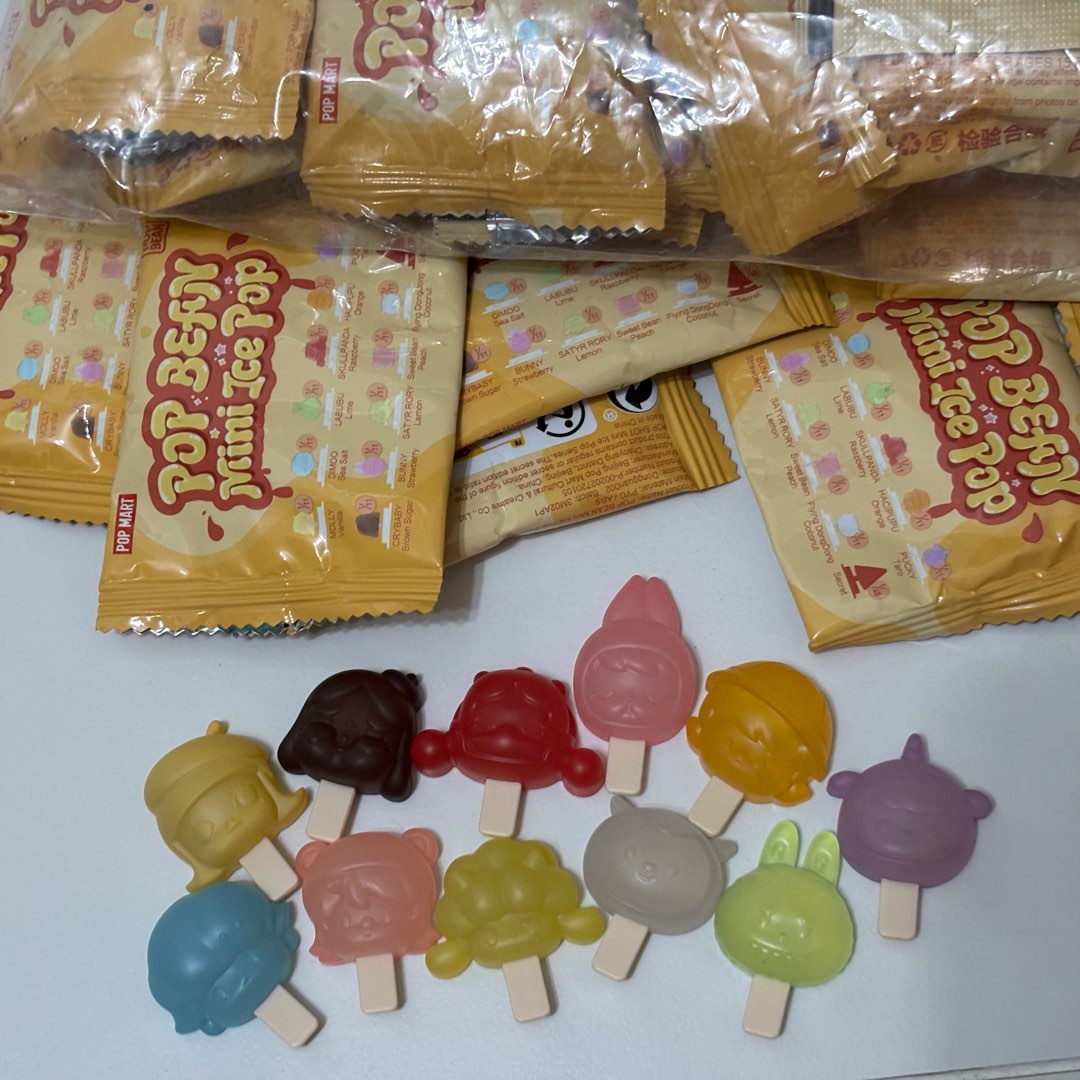 WTS Popmart Popbeans Mini Ice Pop - SkullPanda/ Molly/ Dimoo/ Labubu ...