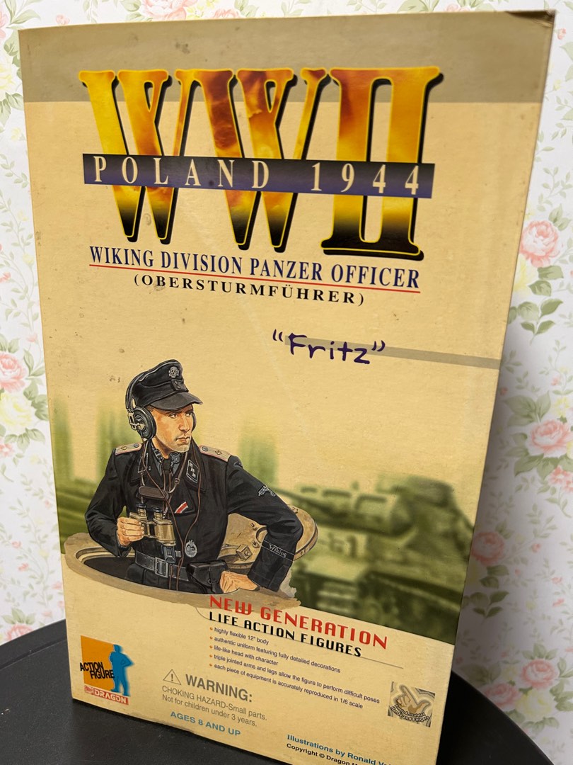 WWII Poland 1944 Fritz German Wiking Division Panzer Officer Action ...