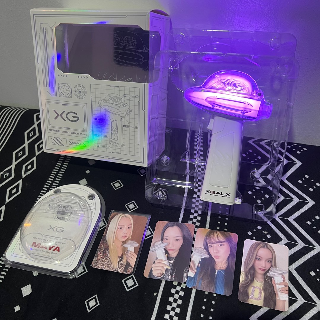 XG Official Light Stick Ver. 1 w/ Maya attachment, Hobbies & Toys ...