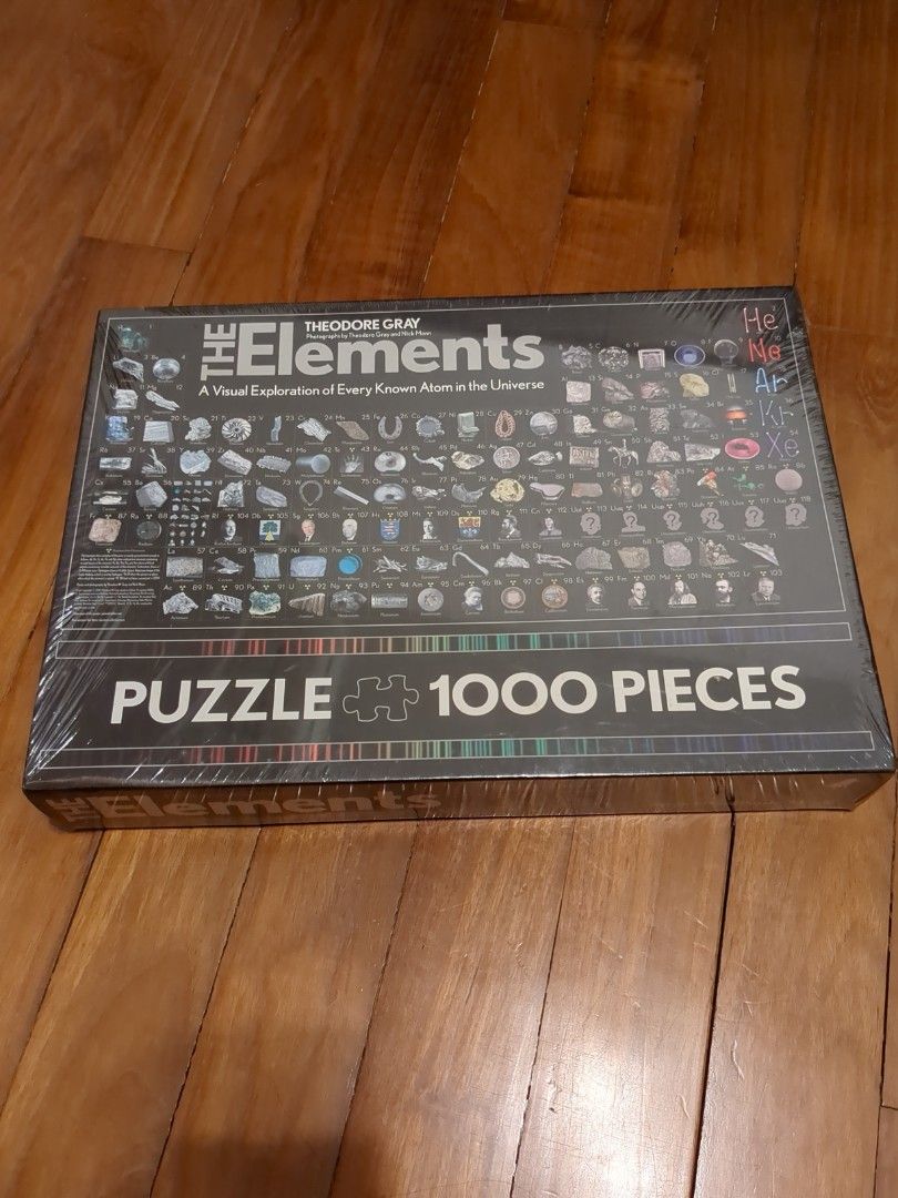 1000 piece puzzle "The Elements: A Visual Exploration of Every Known ...