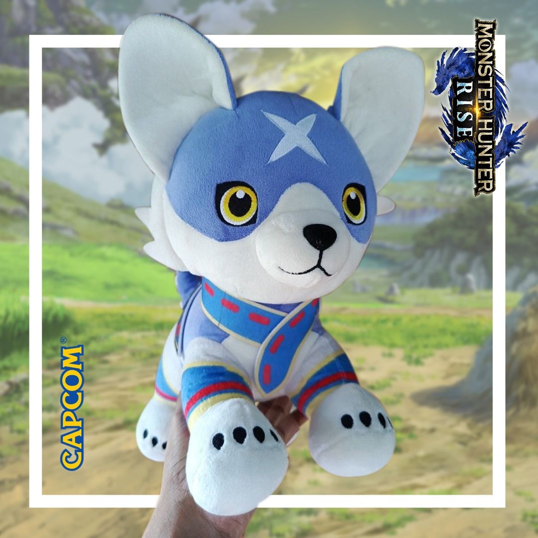 12-Inch Standing Palamute Monster Hunter Rise Video Game Plush Toy ...