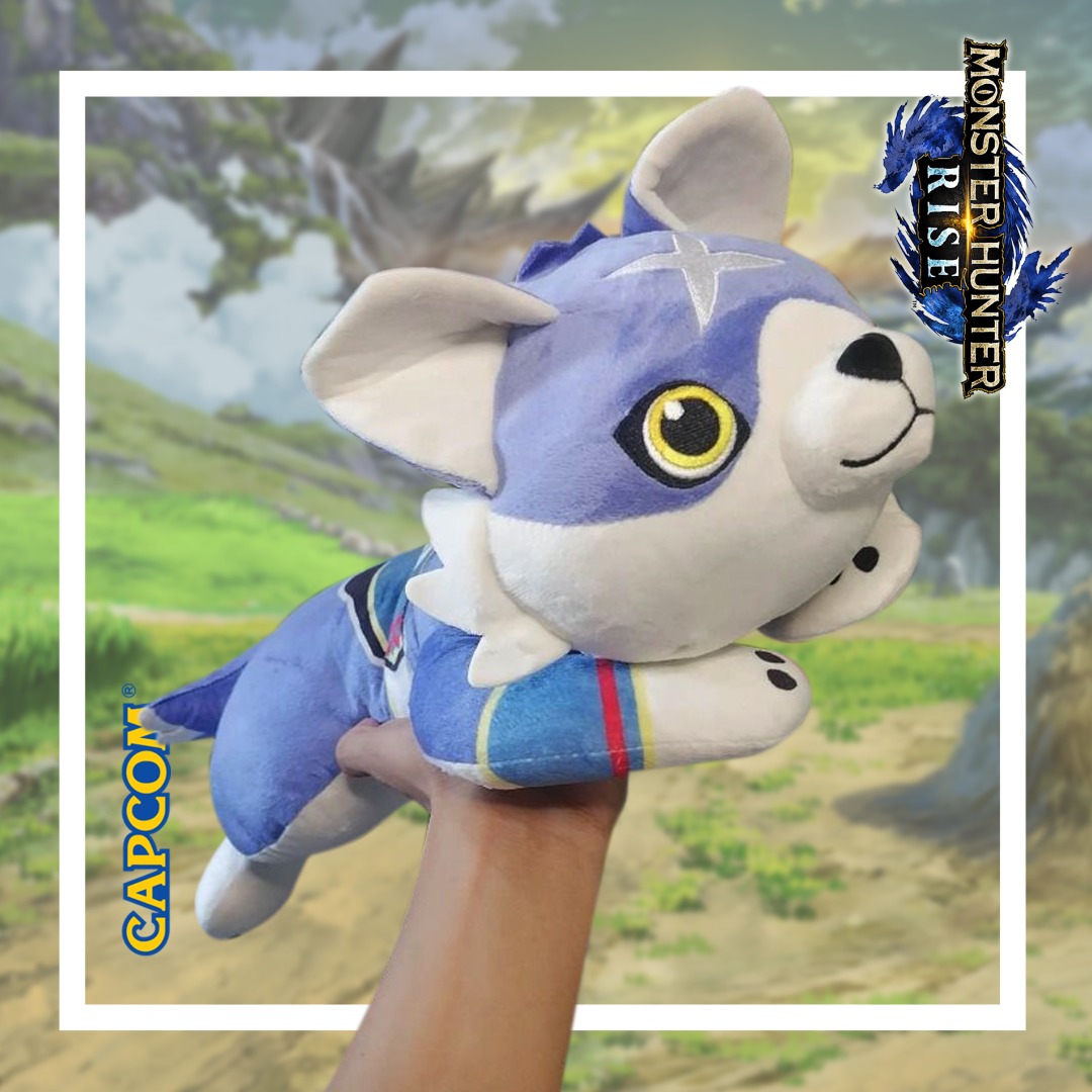 21-Inch Palamute Monster Hunter Rise Nesoberi Video Game Plush Toy ...