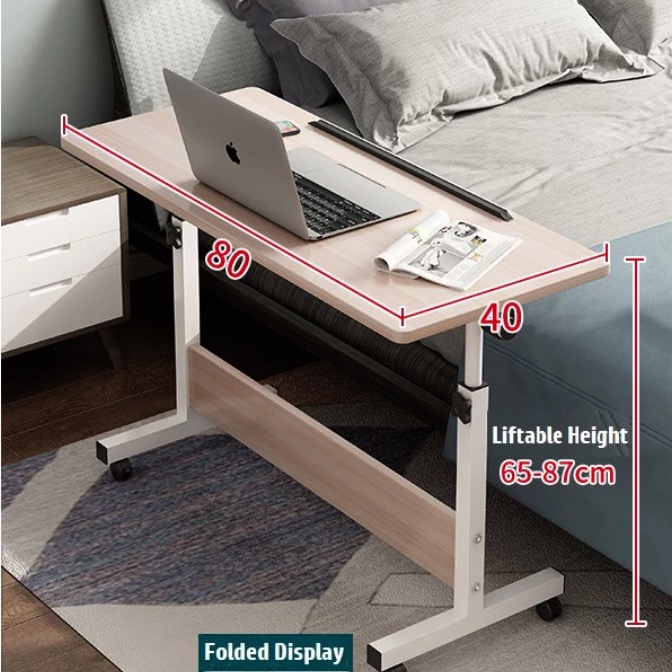 Adjustable Laptop Table | Portable Study Desk | Mobile Computer Table ...