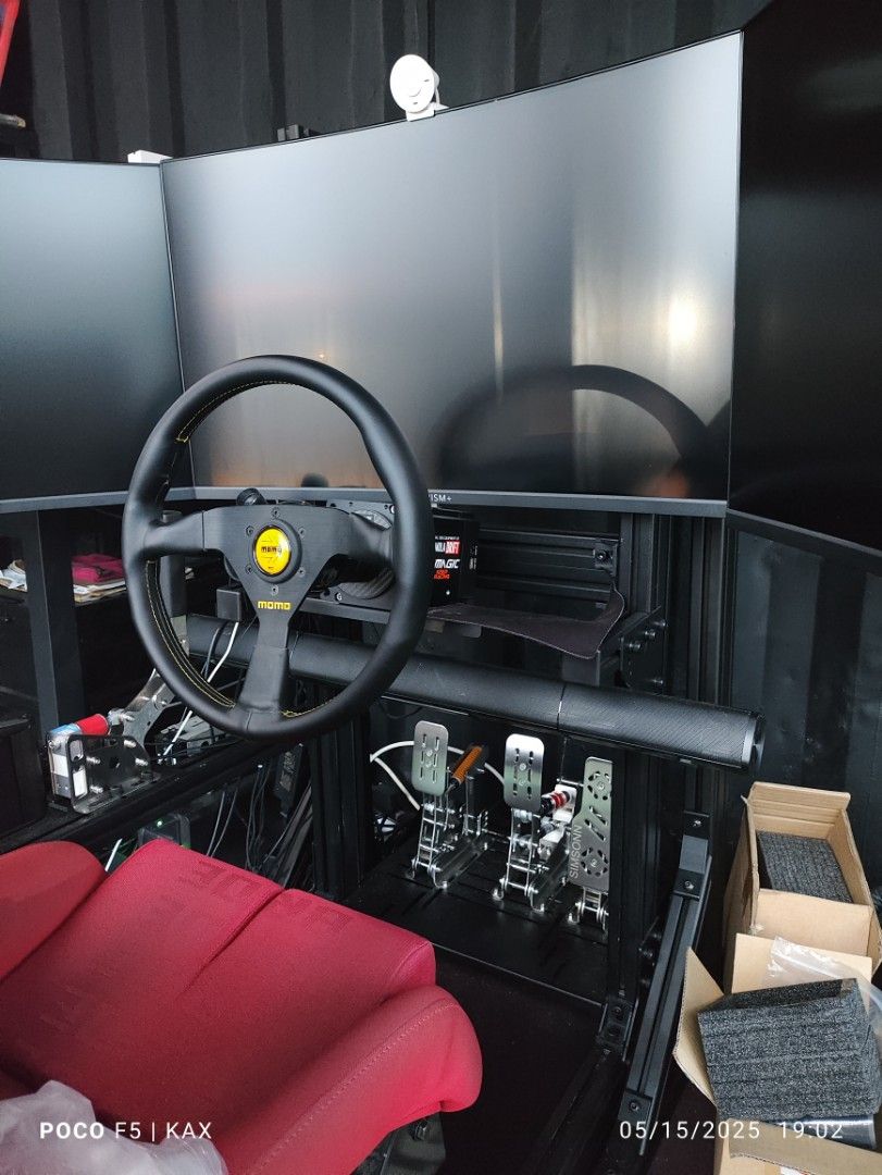 Alpha Mini Triple Monitor VR Sim Rig, Video Gaming, Gaming Accessories ...