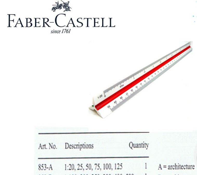 Architecture Scale Ruler Faber Castell, Hobbies & Toys, Stationery ...