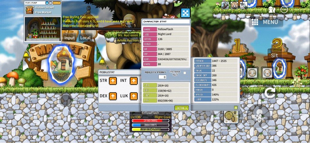 Artale Mapleworlds NA global 137 NL, Video Gaming, Video Games, Others ...