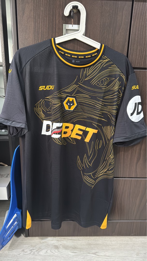 Authentic Wolverhampton Wanderers FC Wolves Away Jersey (2024-2025 ...