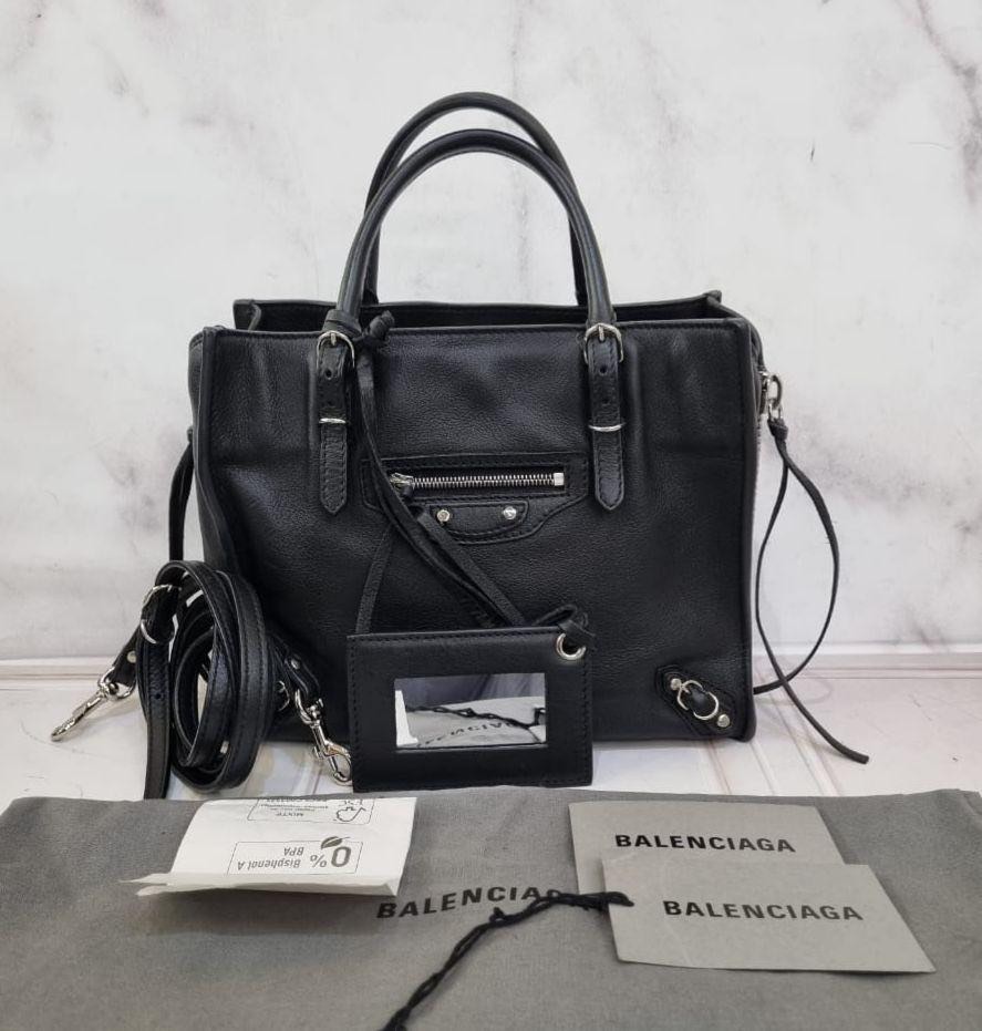 Balenciaga mini papier 2022 Complete set w rec, Barang Mewah, Tas ...