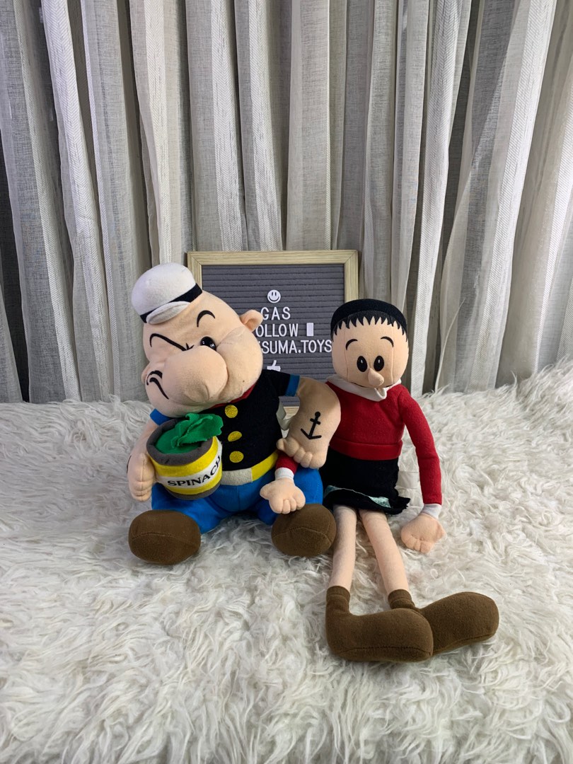 Boneka Popeyee Dan Olive Sepasang Tag Pudar Bukan Mattel Hasbro Marvel ...