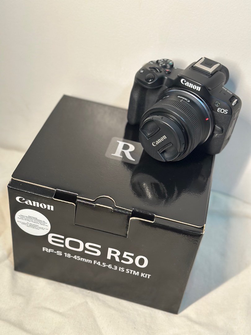BUNDLE: Canon EOS R50 + accessories, Photography, Cameras on Carousell