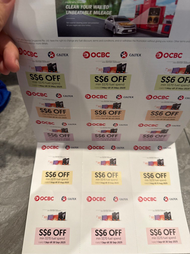 Caltex Petrol Diesel Fuel Discount Coupon (May, June July, Aug, Sept25 ...