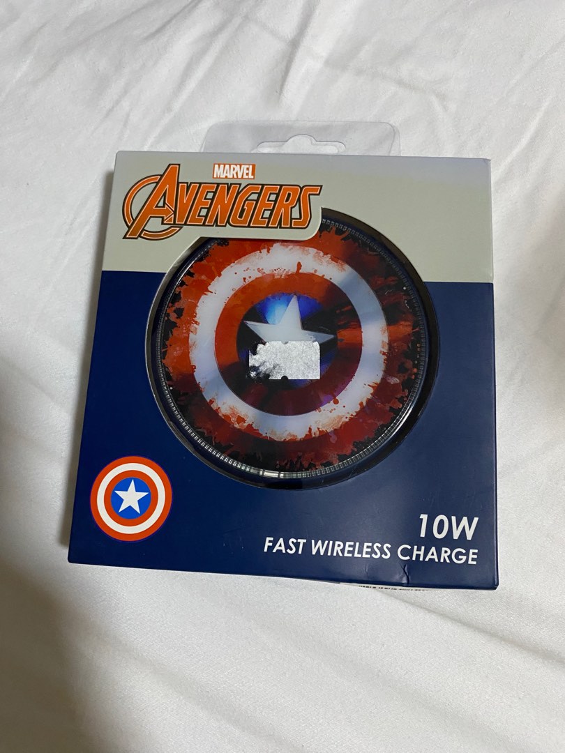 Captain America 10W Fast Wireless Charger, Mobile Phones & Gadgets ...