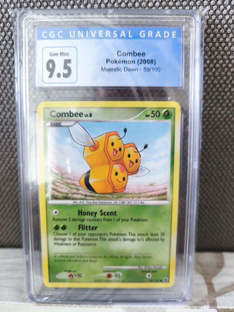 Combee 59/100 Diamond & Pearl Majestic Dawn Pokemon CGC 9.5 (not PSA ...