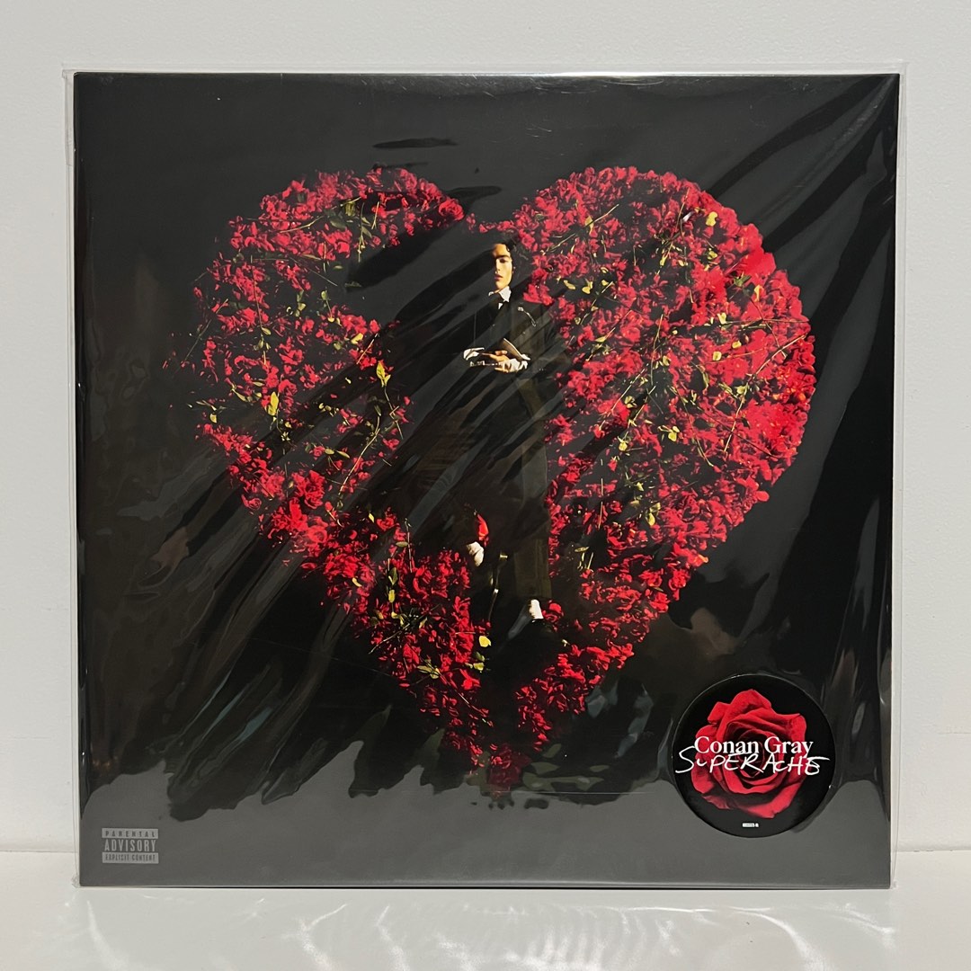 Conan Gray - Superache (Ruby red vinyl/LP), Hobbies & Toys, Music ...