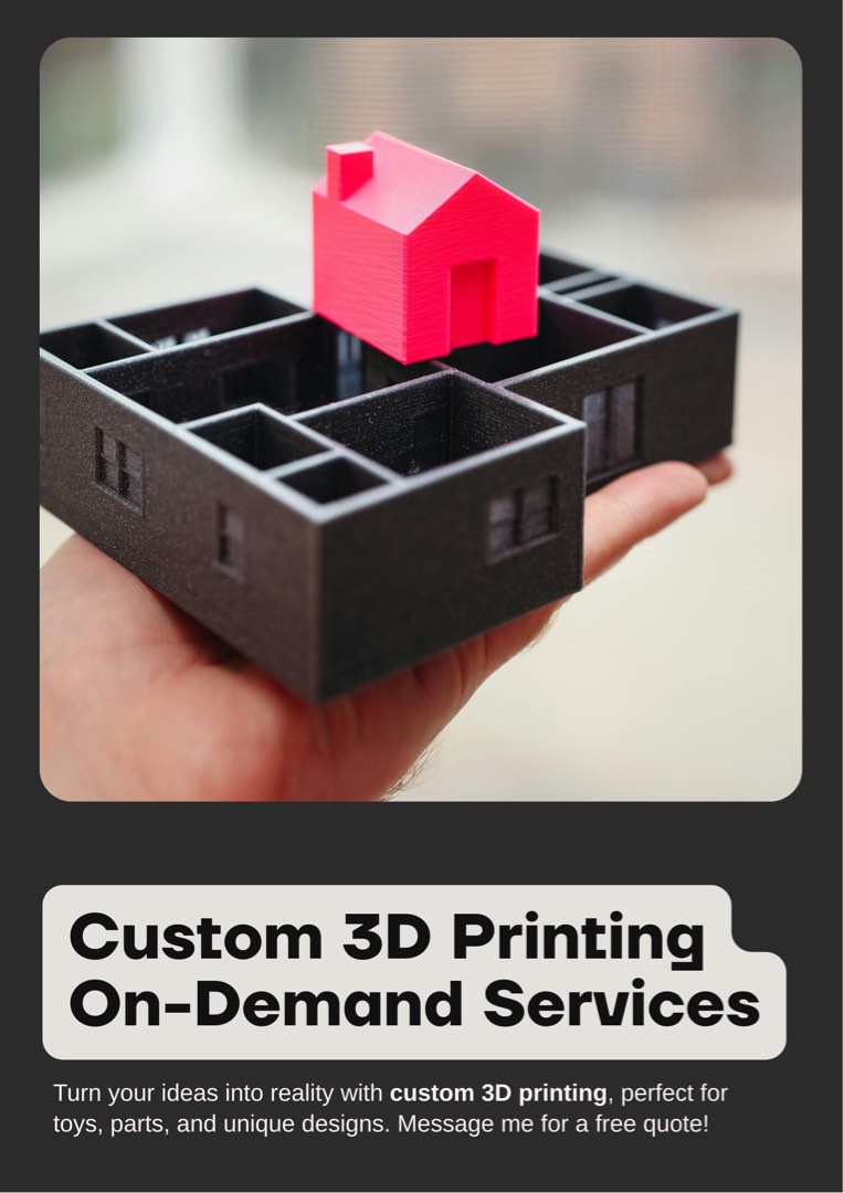 Custom 3D Printing Service, Hobbies & Toys, Stationery & Craft, Art ...