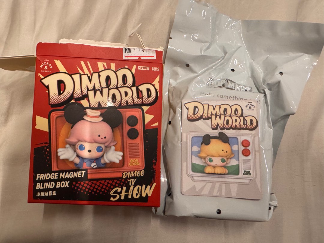 Dimoo world Fridge magnet Pluto, Hobbies & Toys, Toys & Games on Carousell