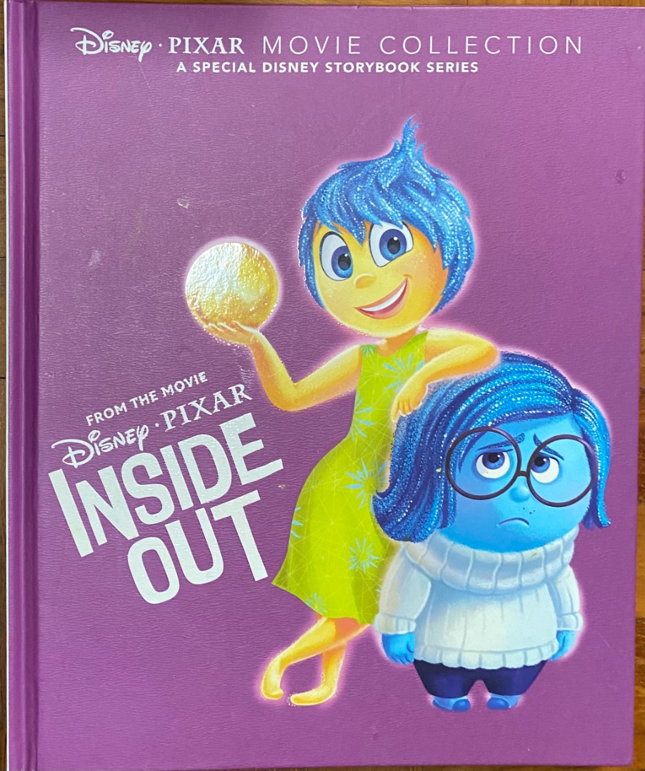 Hardcover Inside Out Disney Story book, Hobbies & Toys, Books ...