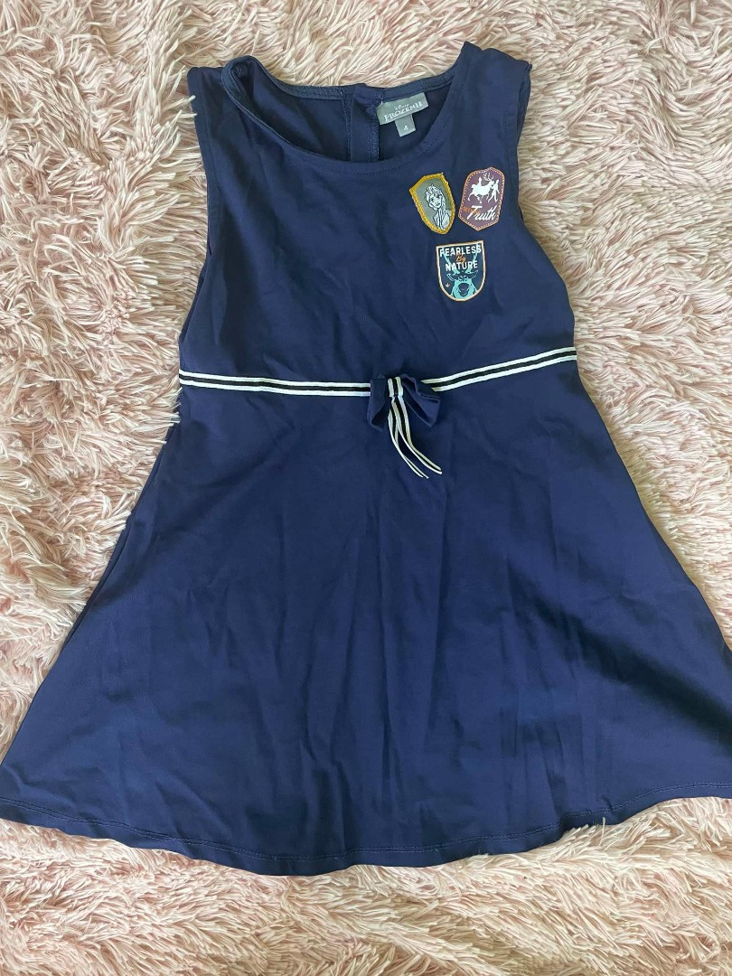 Disney Navy Blue Dress for kids, Babies & Kids, Babies & Kids Fashion ...