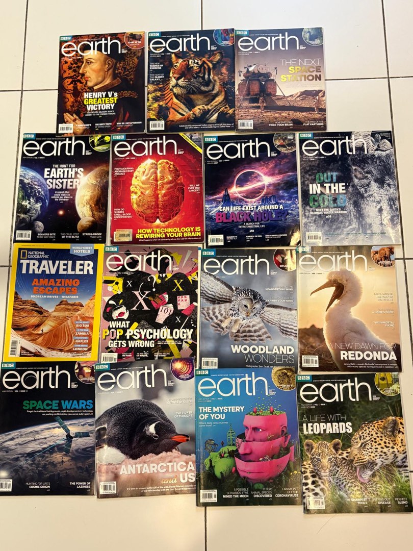 Earth magazines, Hobbies & Toys, Books & Magazines, Magazines on Carousell