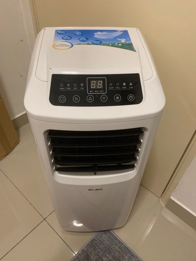 ELBA PORTABLE AIRCOND 1.0HP, TV & Home Appliances, Air Conditioners ...