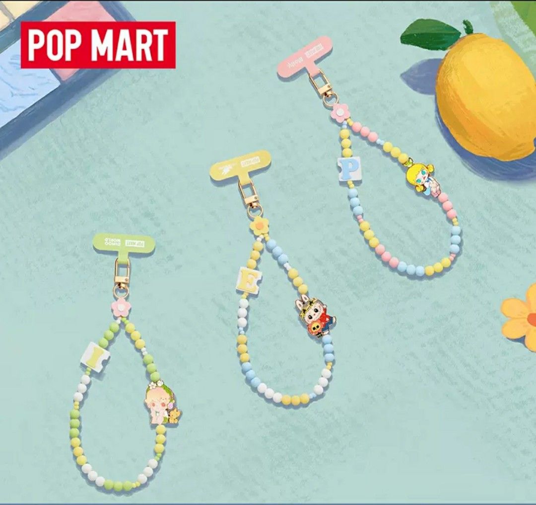 [EXCLUSIVE! POPMART] POPMART CHARACTERS HAND IN HAND MOBILE PHONE CHARM ...